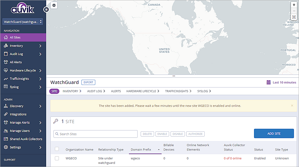 Auvik Integration with Wi-Fi in WatchGuard Cloud Access Points