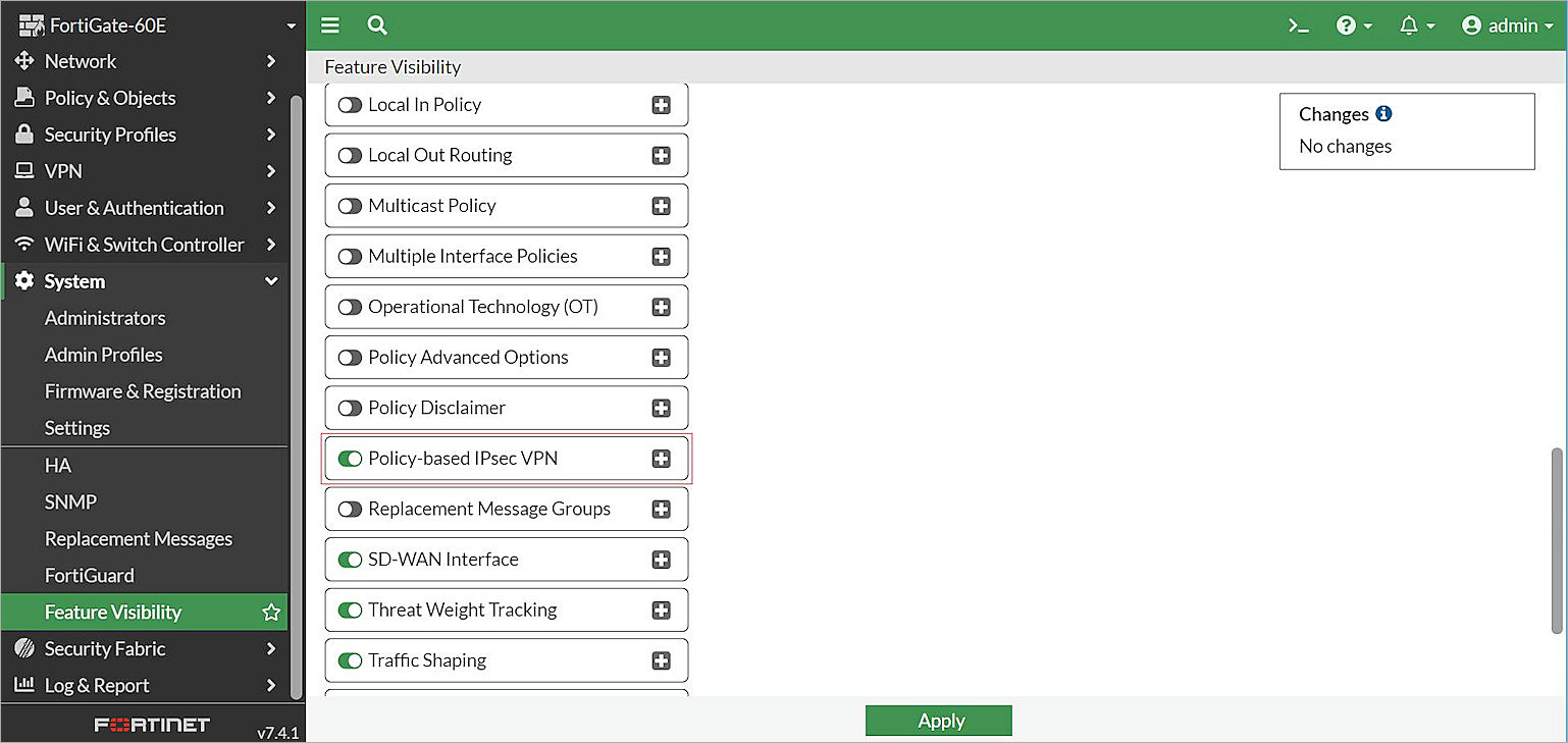 Fortinet FortiGate BOVPN Integration Guide