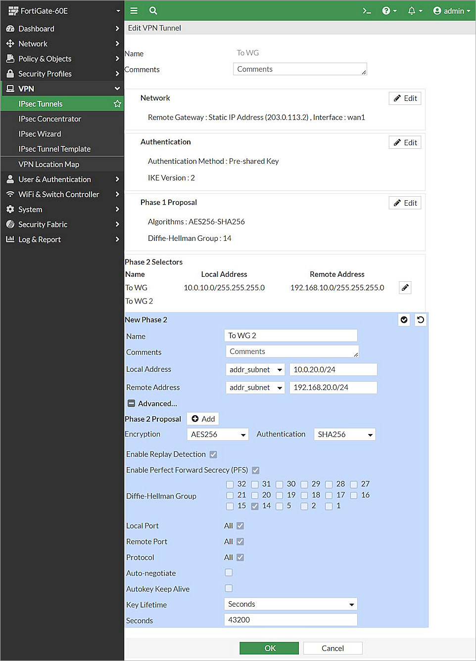 Fortinet FortiGate BOVPN Integration Guide