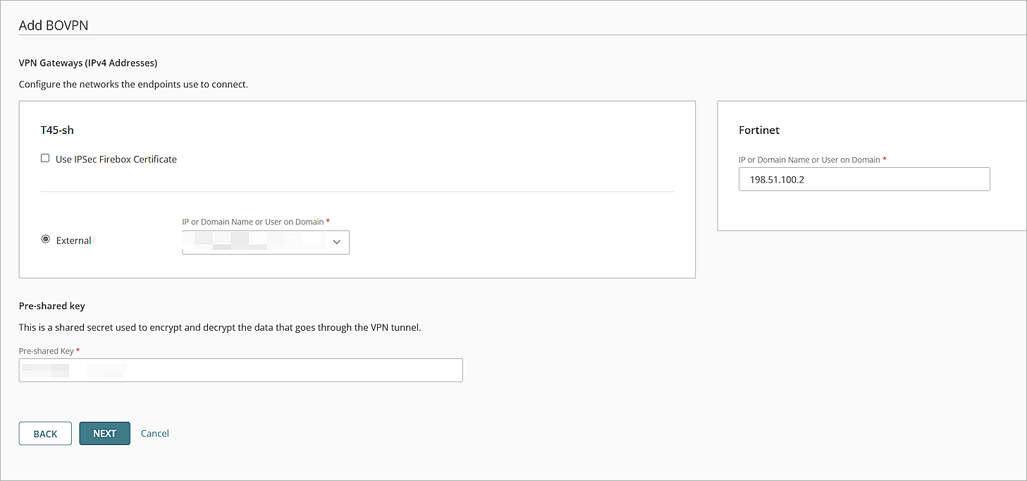 Fortinet FortiGate Policy-Based BOVPN Integration Guide