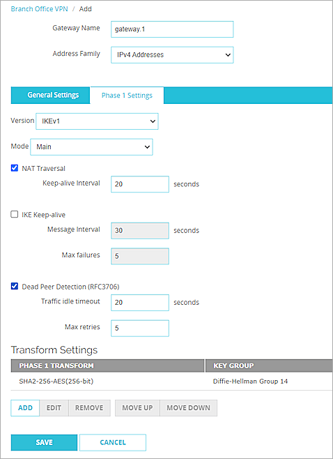 Juniper SRX300 and Firebox Branch Office VPN Integration Guide