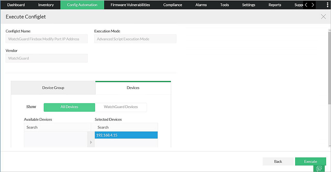 ManageEngine Network Configuration Manager Integration Guide