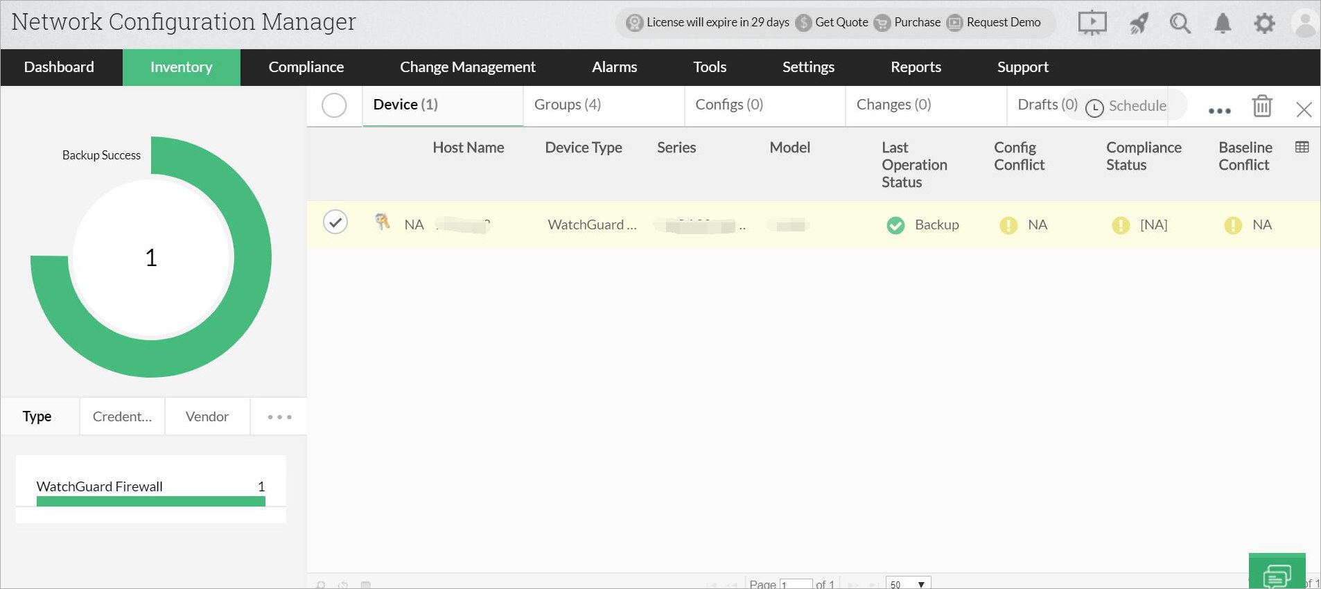 ManageEngine Network Configuration Manager Integration Guide
