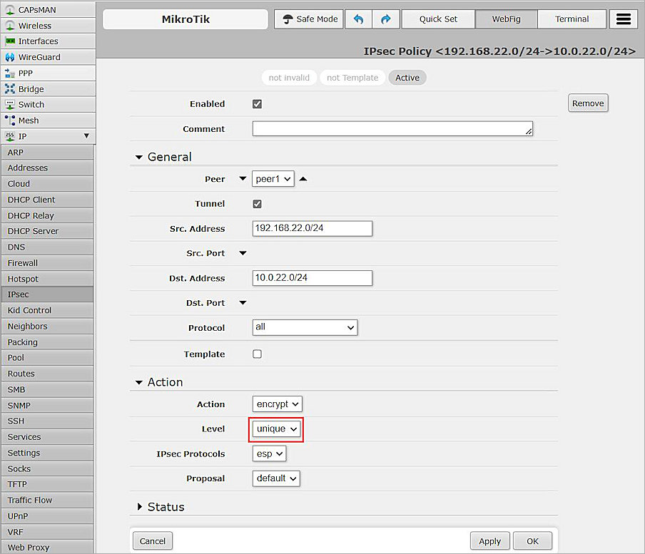 MikroTik BOVPN Integration Guide