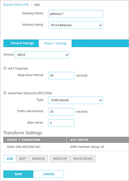 Oracle Bare Metal And Firebox Branch Office Vpn Integration Guide