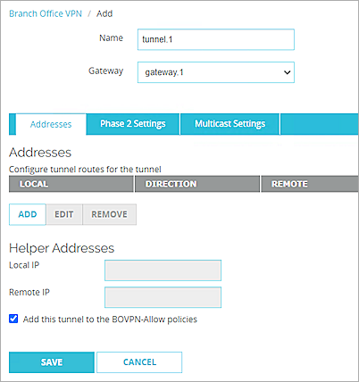 Oracle Bare Metal and Firebox Branch Office VPN Integration Guide