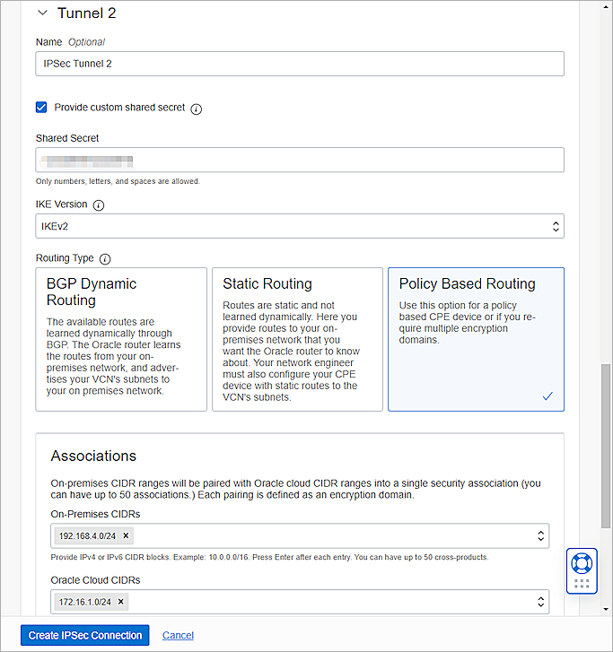 Oracle Bare Metal and Firebox Branch Office VPN Integration Guide