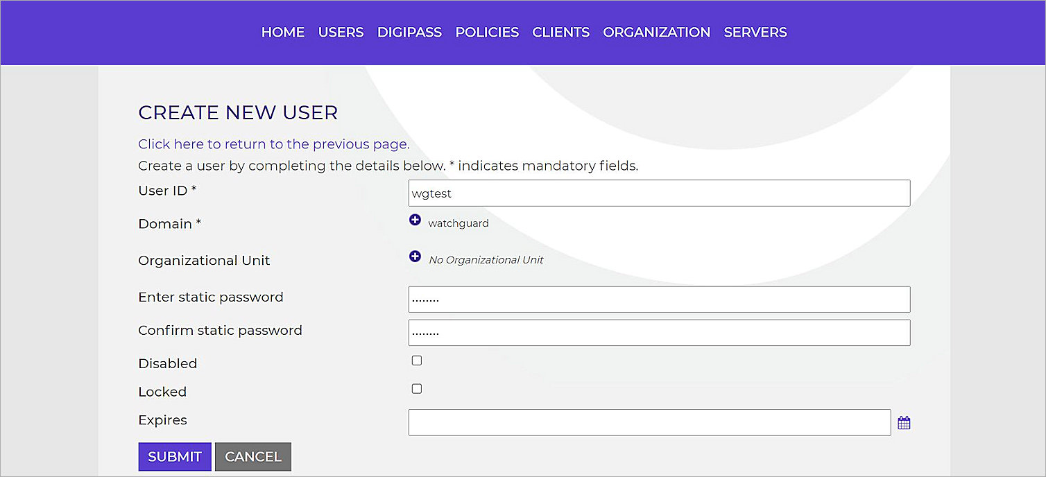 OneSpan Authentication Server Integration Guide