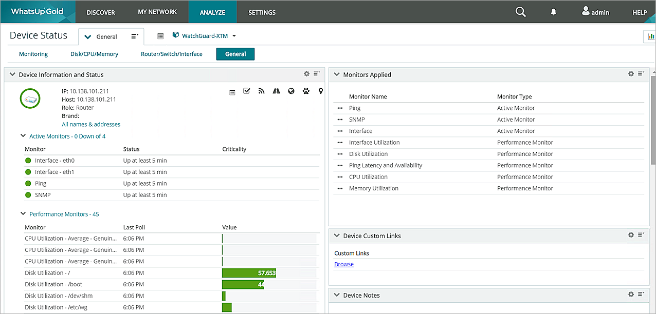 WhatsUp Gold Integration Guide