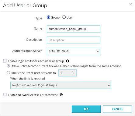 Microsoft Entra ID SAML Authentication with WatchGuard Firebox Authentication Portal