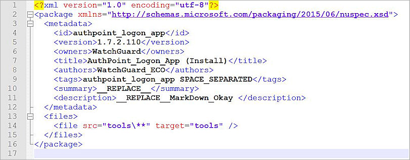 Chocolatey for Installation of WatchGuard Endpoint Software