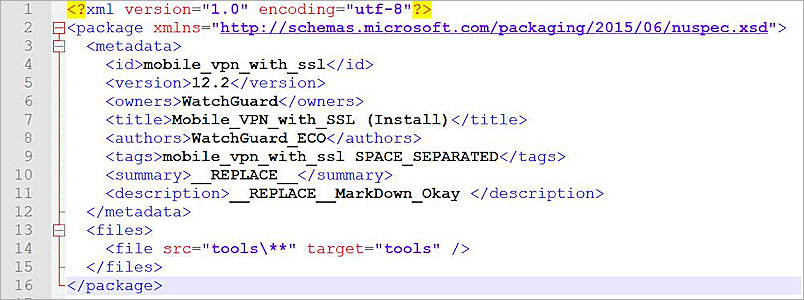 Chocolatey for Installation of WatchGuard Endpoint Software