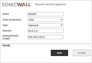 Dell SonicWALL TZ400 and Firebox BOVPN Virtual Interface Integration ...