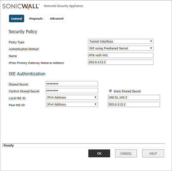Dell SonicWALL TZ400 and Firebox BOVPN Virtual Interface Integration Guide