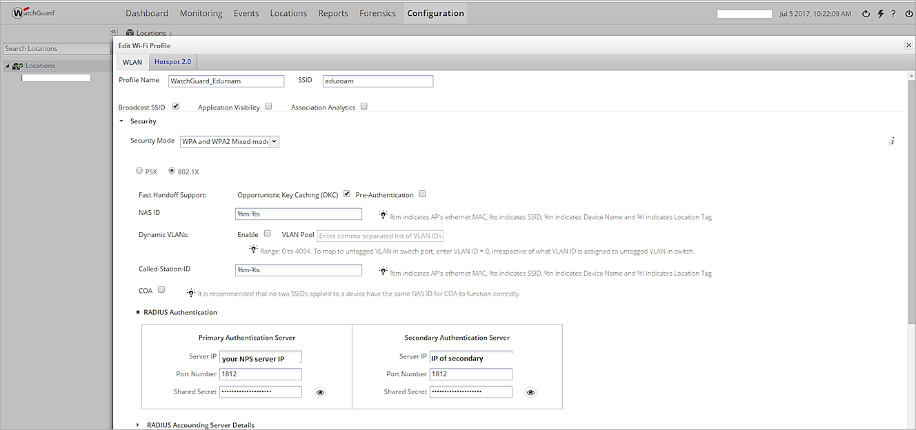 Eduroam Integration Guide