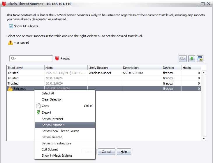 RedSeal Integration Guide