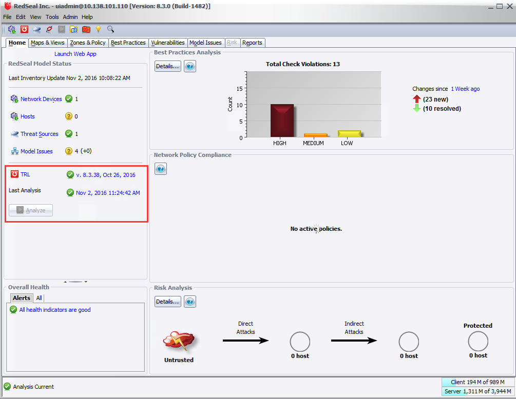 RedSeal Integration Guide
