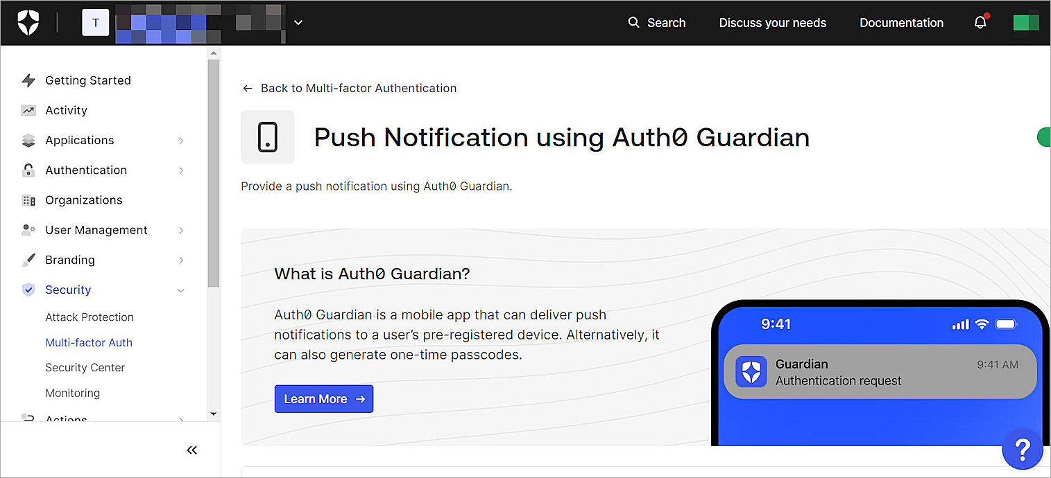 WatchGuard Account SSO Integration with Auth0