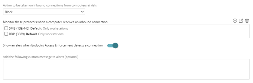 Configure Endpoint Access Enforcement Settings (Windows Computers)