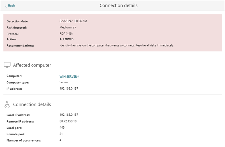 Endpoint Access Enforcement Dashboard