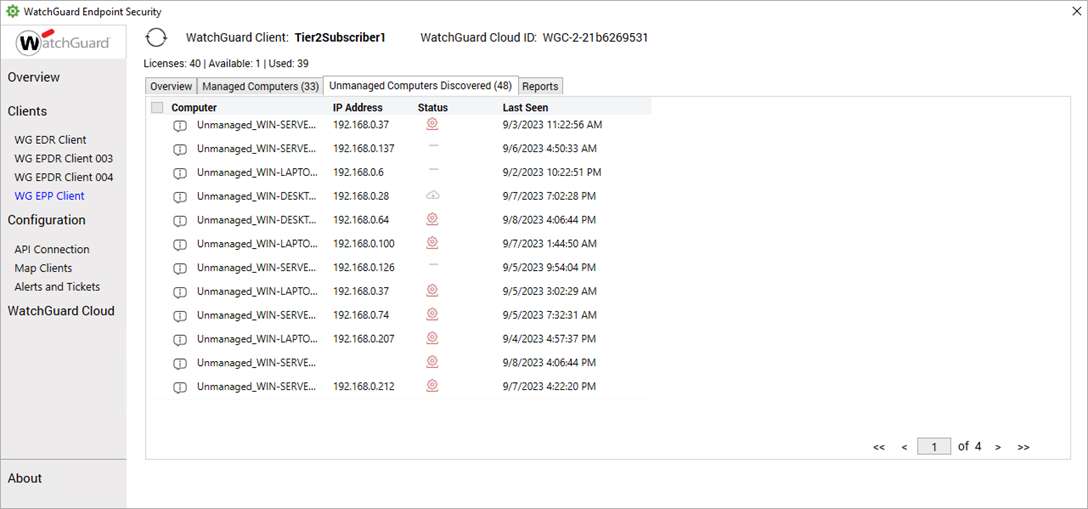 Manage Clients with the Endpoint Security Plug-In in ConnectWise Automate