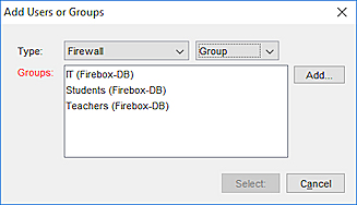 Configure WebBlocker Actions for Groups with Firebox Authentication