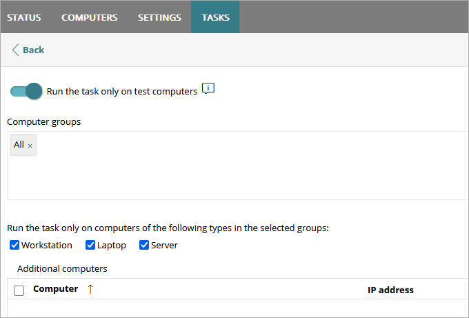 Configure Patch Management Settings