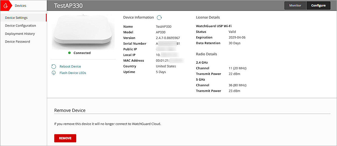 Auvik Integration with Wi-Fi in WatchGuard Cloud Access Points