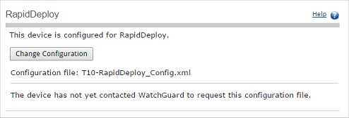Utiliser le Gestionnaire de Configuration de RapidDeploy