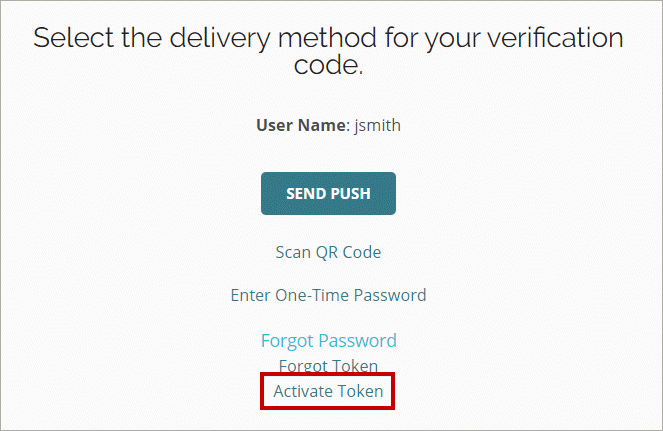 ソフトウェア トークンをアクティブ化する