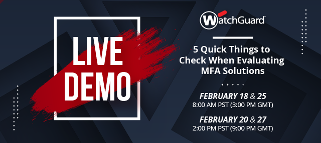 WatchGuard: Network Security, Secure Wi-Fi, and MFA Solutions