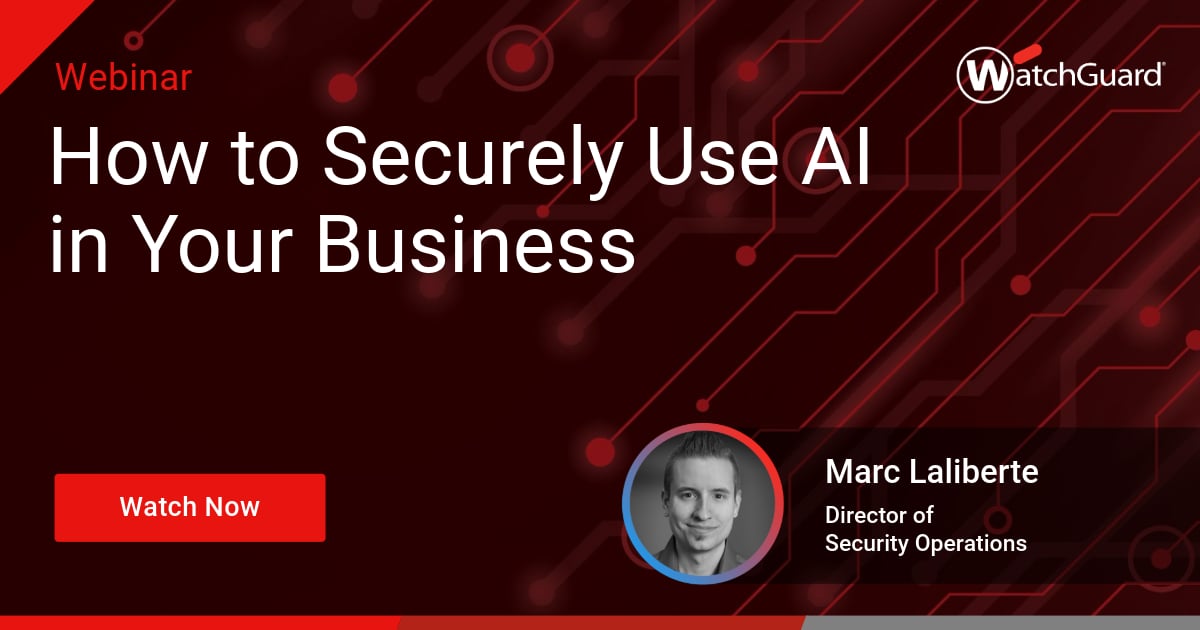 Webinar - How to Securely Use AI in Your Business